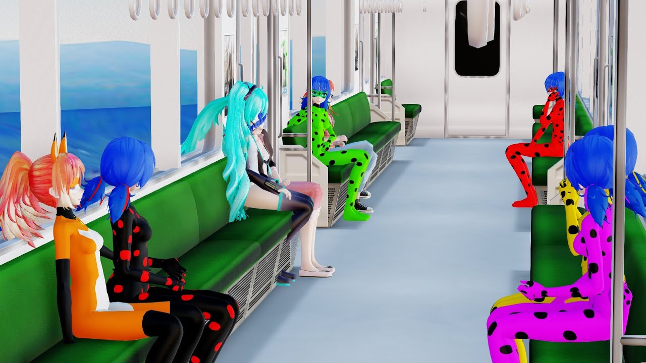 MMD Hatsune Miku X Miraculous Train Scene - YouTube