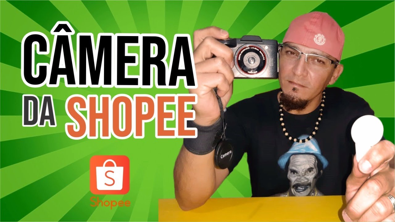 Câmera da shopee/ SLR Câmera Digital Full HD 1080 P /Frete grátis - YouTube