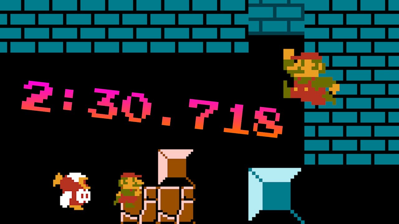 Super Mario Bros. Minus World Ending Speedrun in 2:30.718 - YouTube