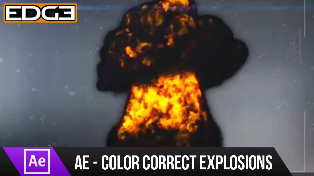 After Effects Tutorial Color Correcting CG Explosions - YouTube