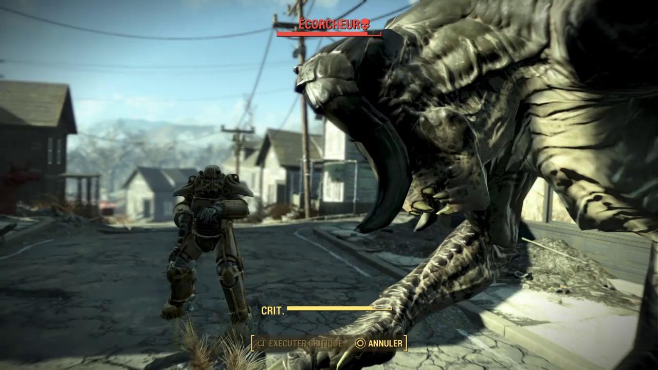 Fallout 4 - Monster fight 1 - YouTube