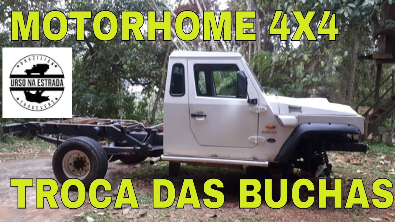 Troca das buchas barra panhard Motorhome Agrale Marruá - Construção de ...