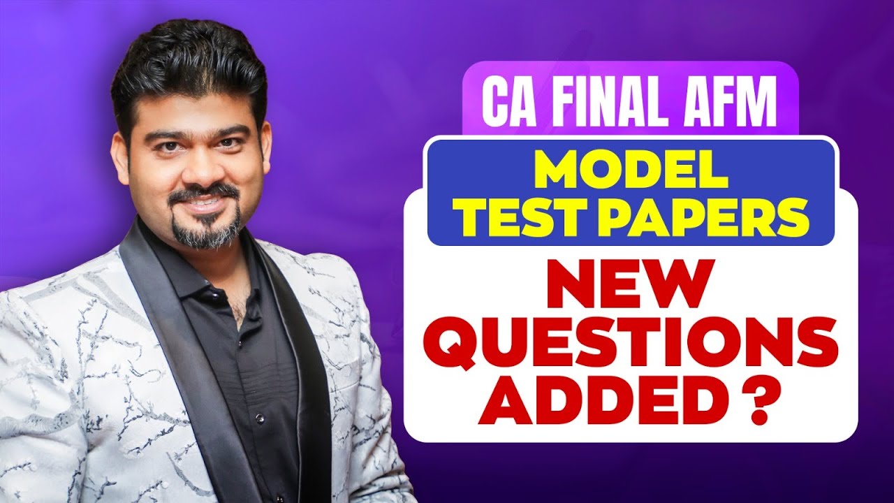 CA FINAL AFM MODEL TEST PAPERS I IFM SUM SOLVED FOREIGN & HOME CURRENCY ...