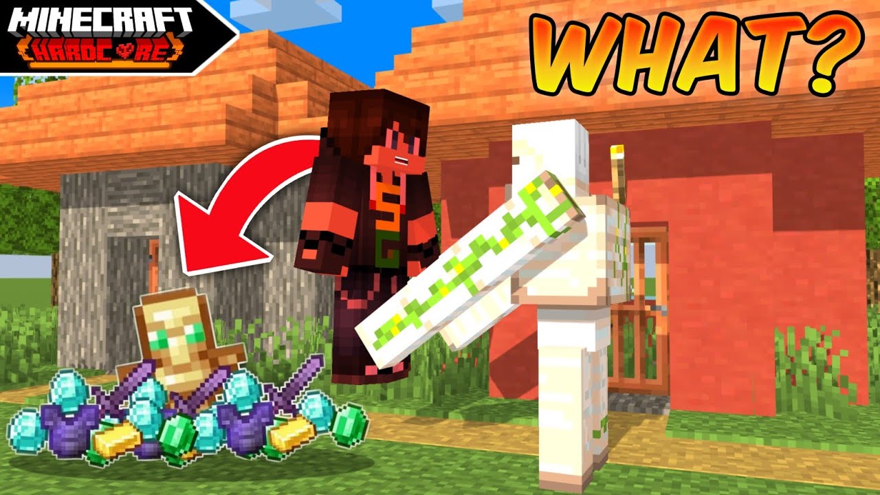 Minecraft But Damage Gives Extremely OP Items... - YouTube