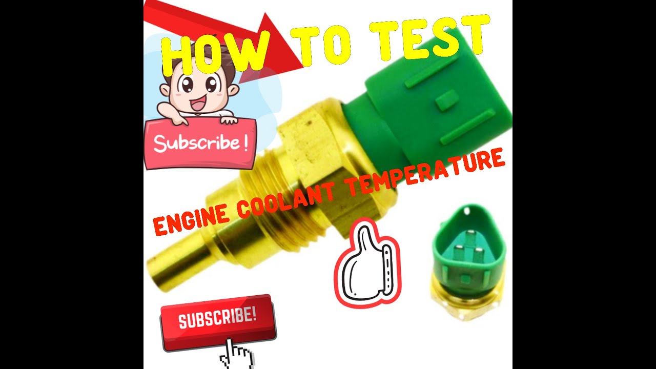 PAANO MAG TEST NG ENGINE COOLANT TEMPERATURE SENSOR WITH DIGITAL TESTER ...