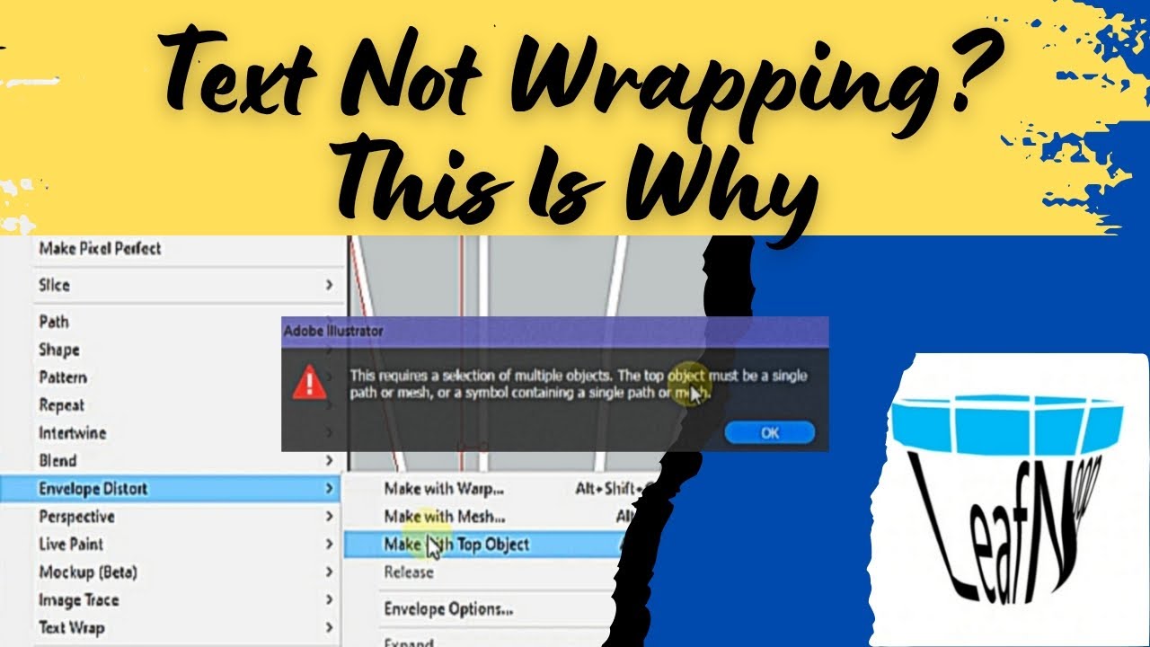 How to wrap text inside a shape | Fix Text Not Wrapping - YouTube