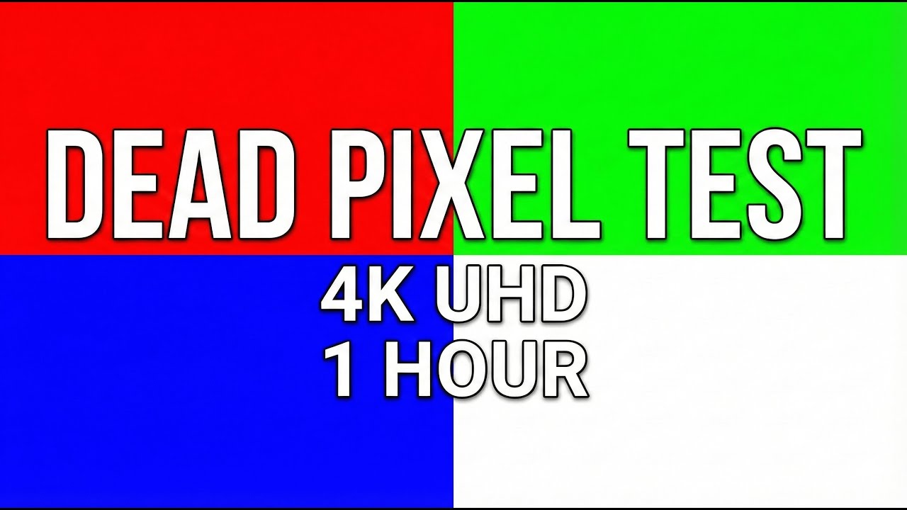 Dead Pixel Test & Screen Problem Check (1 Hour) | Laptop, OLED ...