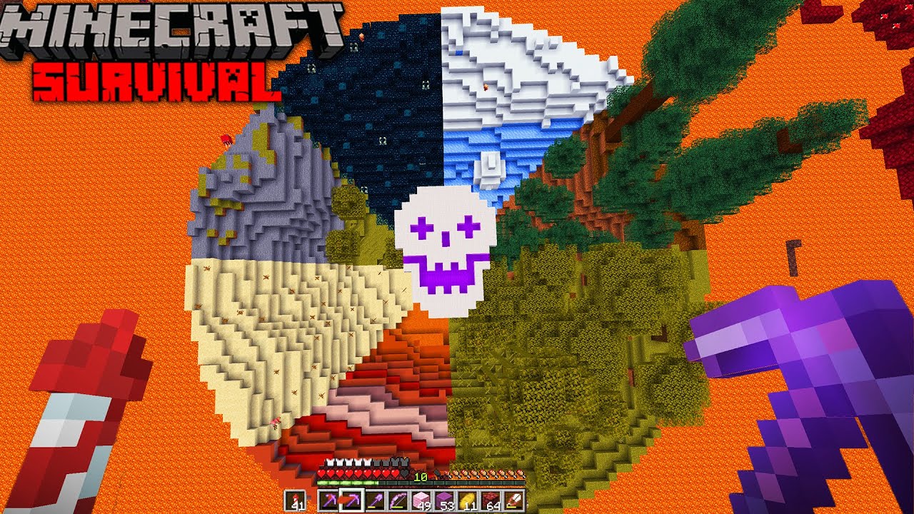 I Built OVERWORLD in the NETHER in Minecraft [Hindi] - YouTube