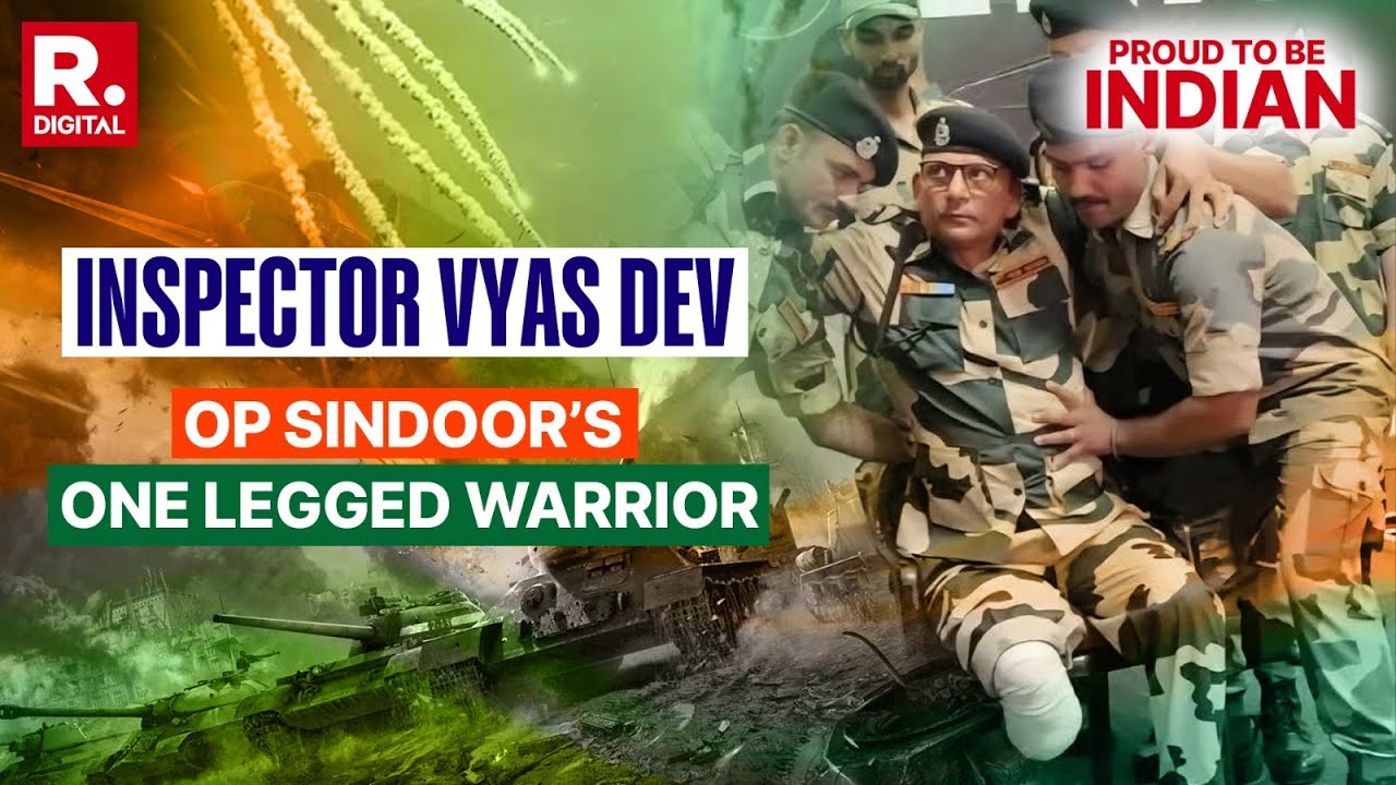 Op Sindoor Hero Vyas Dev Recalls the Day He Lost His Leg but Saved the Nation | Proud To Be ...