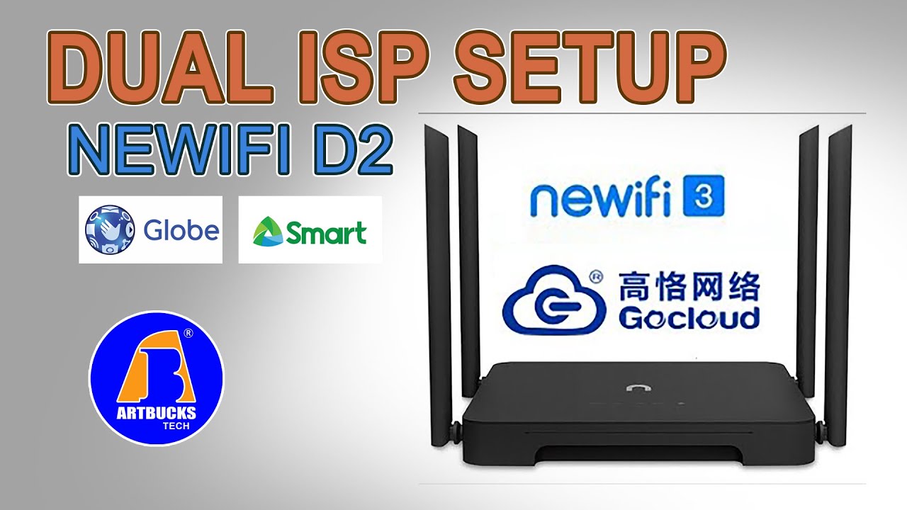 Dual ISP Setup Preview using Newifi D2 Router - YouTube