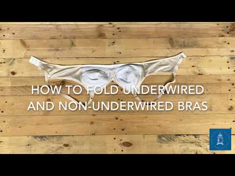 HOW TO FOLD BRAS - YouTube