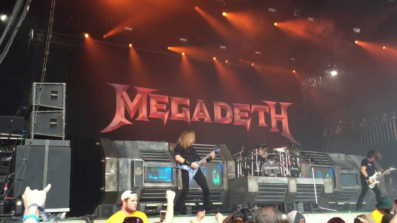 Megadeth - Sweating Bullets Rocklahoma 2016 - YouTube