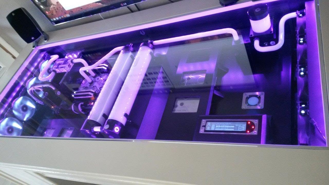 Rampage Black Desk Build Log asus ekwb - YouTube