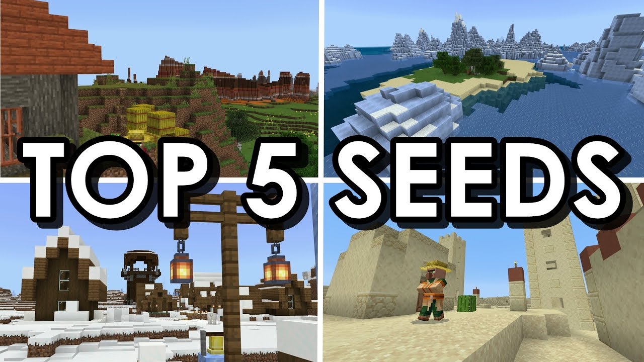 TOP 5 BEST SEEDS FOR MINECRAFT 1.10! - YouTube
