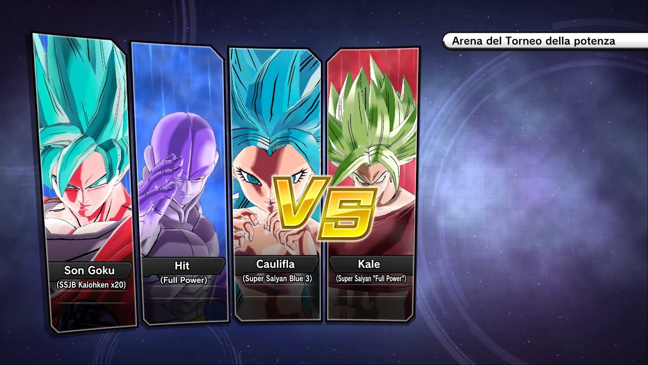 XV2 - Requested match (PC): Caulifla SSJB3/Hit FP/Goku SSJB Kaiohken ...