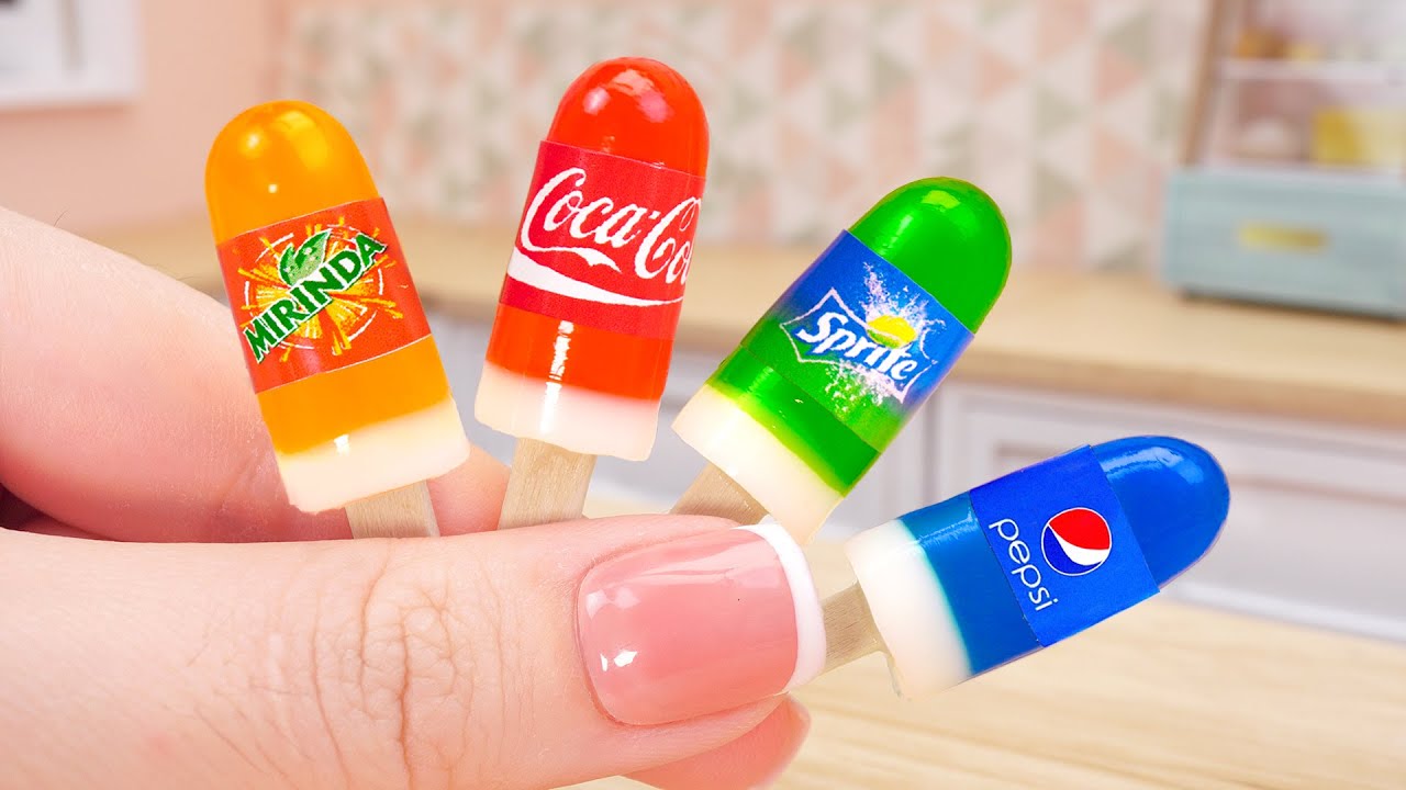 Frozen Miniature Coca Pepsi Mirinda Sprite Ice Cream | Best of Fruit ...