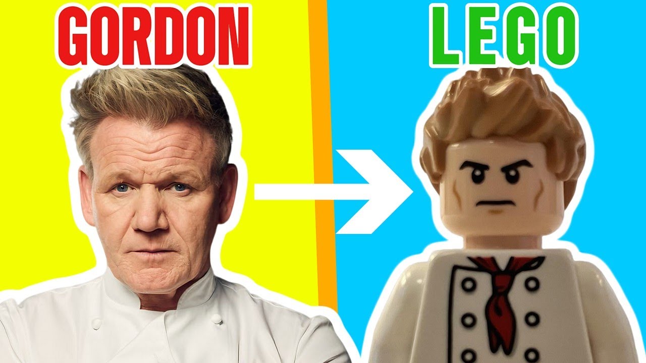 I made GORDON RAMSAY in LEGO... - YouTube