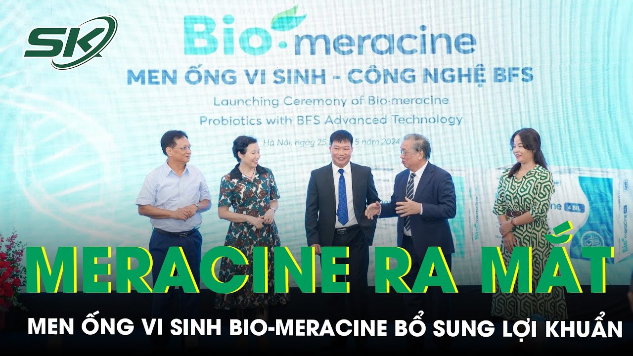 Meracine Ra Mắt Men Ống Vi Sinh Bio-Meracine Hỗ Trợ Bổ Sung Lợi Khuẩn ...