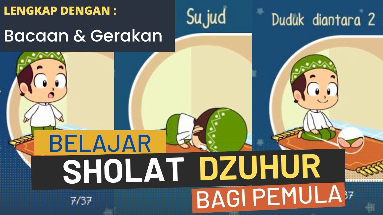 Belajar Sholat Dzuhur - YouTube