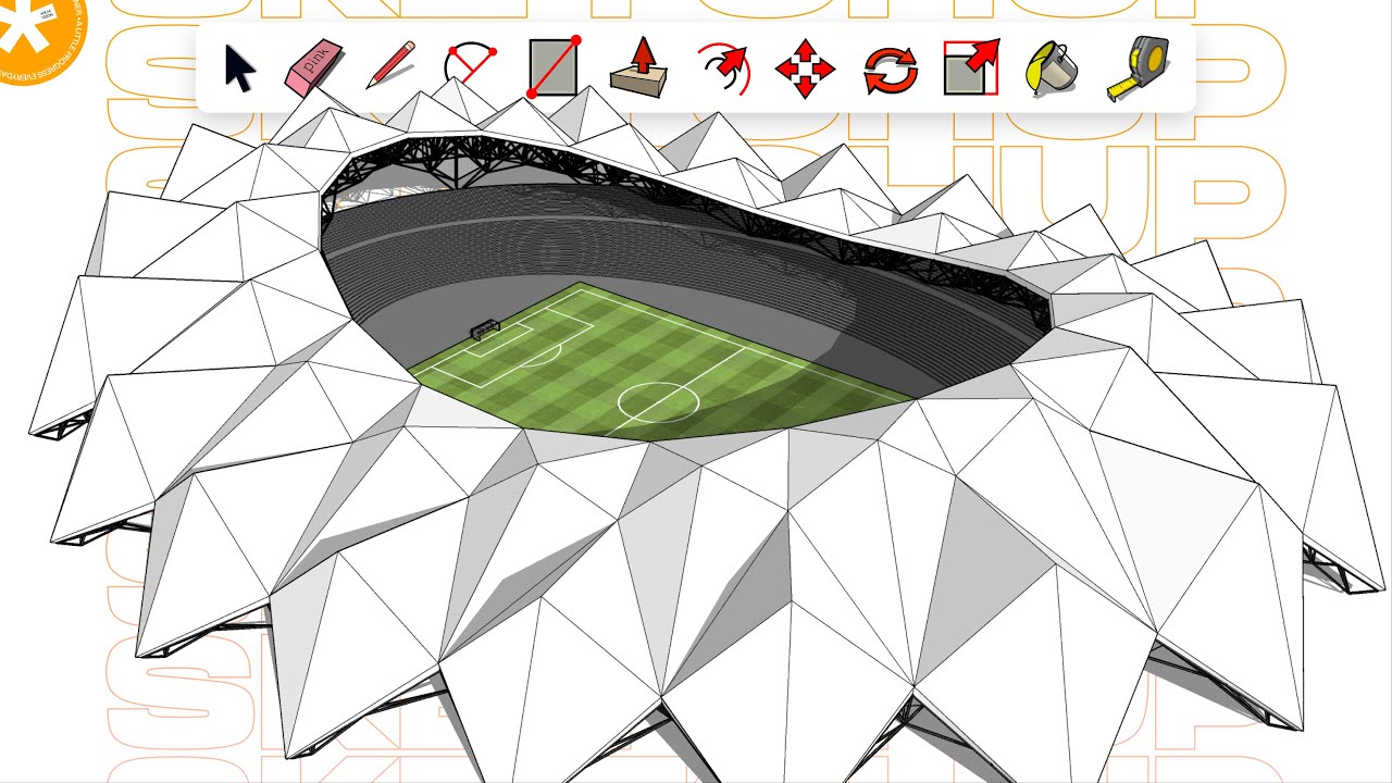 SketchUp for Architects: How to 3d model Shenzhen Universiade Sports ...