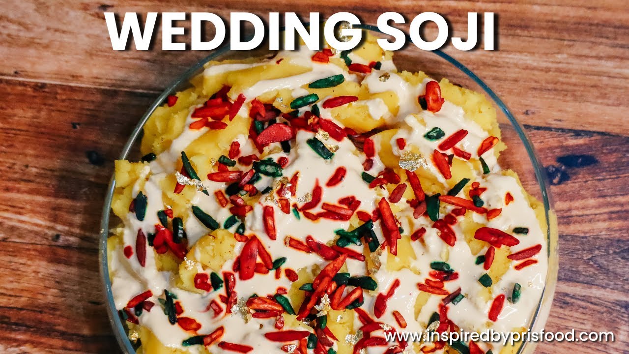 Easy Wedding Soji Recipe With Almonds & Cream #soji #weddingsoji # ...