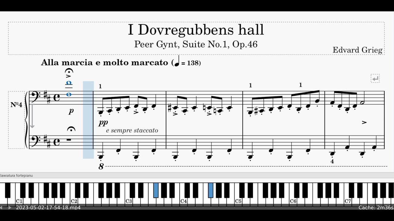 Edvard Grieg, In the Hall of the Mountain King - I Dovregubbens hall ...
