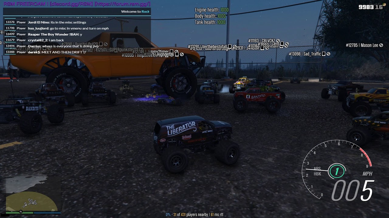 GTA V [PC] FiveM - Small (haha) RC Car Meet then Cruise - YouTube