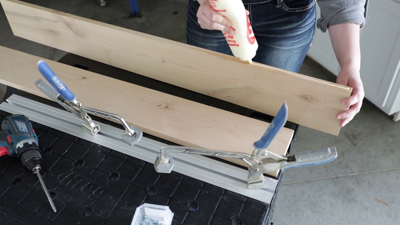 How To Make Narrow Boards into a Wide Panel - YouTube