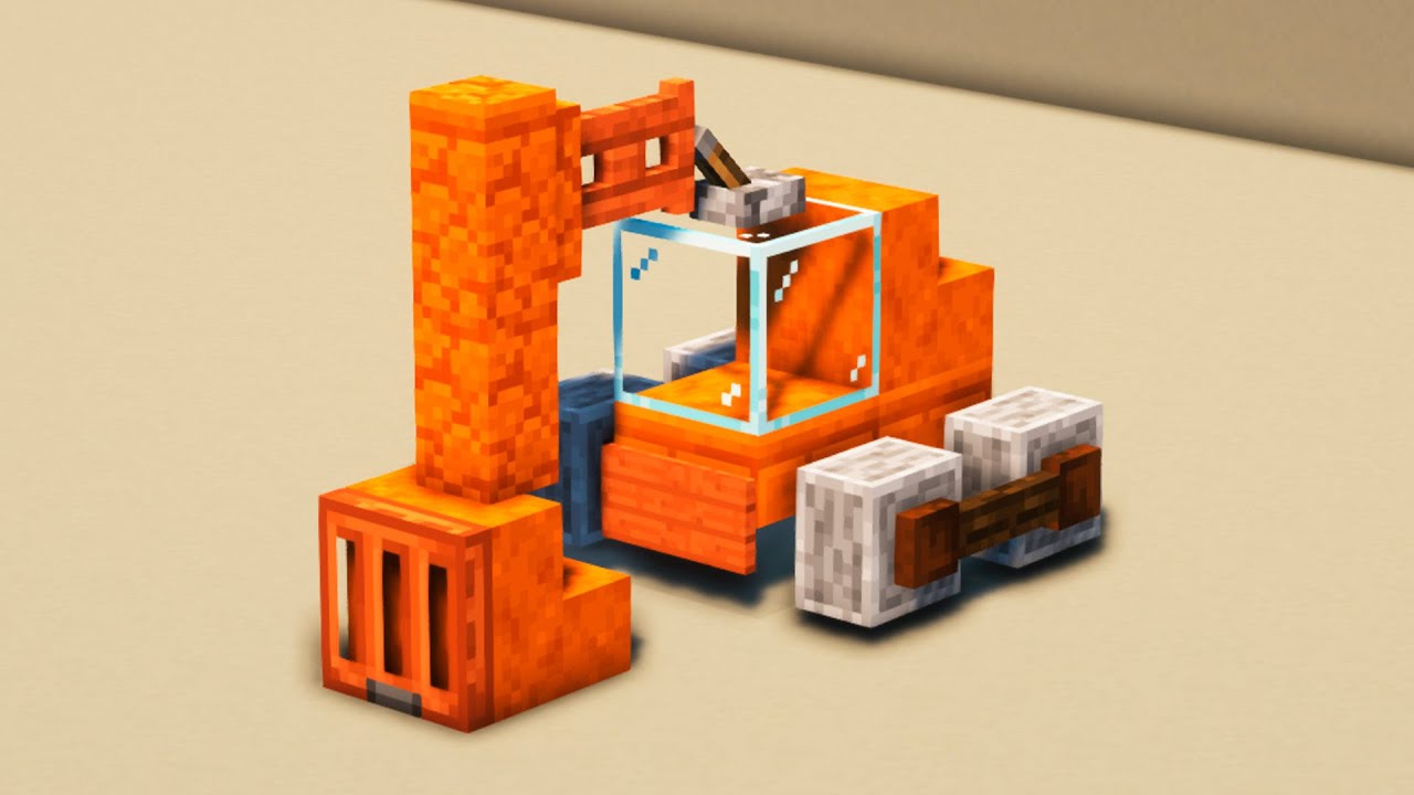 Big Excavator In Minecraft - YouTube