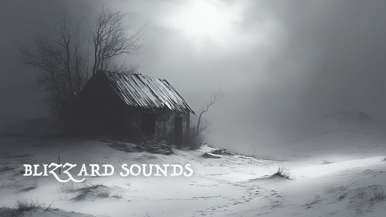 Fall Asleep Into A Snowstorm : Relaxing Cold Wind & Snowfall Sounds ...