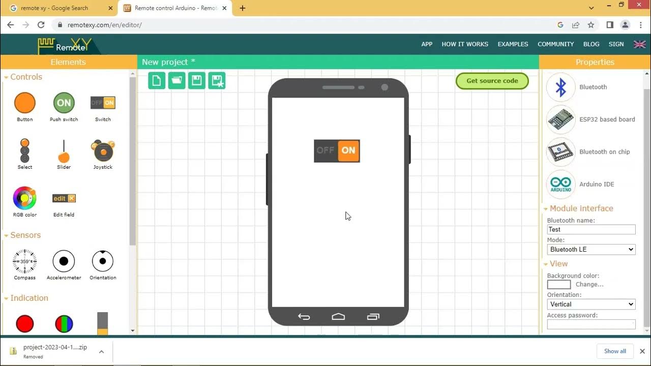 Use ESP32 with RemoteXY App|No coding - YouTube