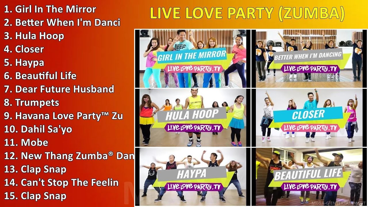 Live Love Party zumba ~ Romantic Love Songs - YouTube