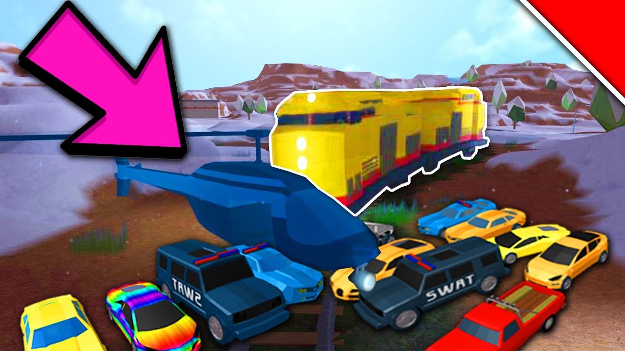100 CARS vs. JAILBREAK TRAIN!?! (NEW JAILBREAK UPDATE) *BIGGEST UPDATE ...
