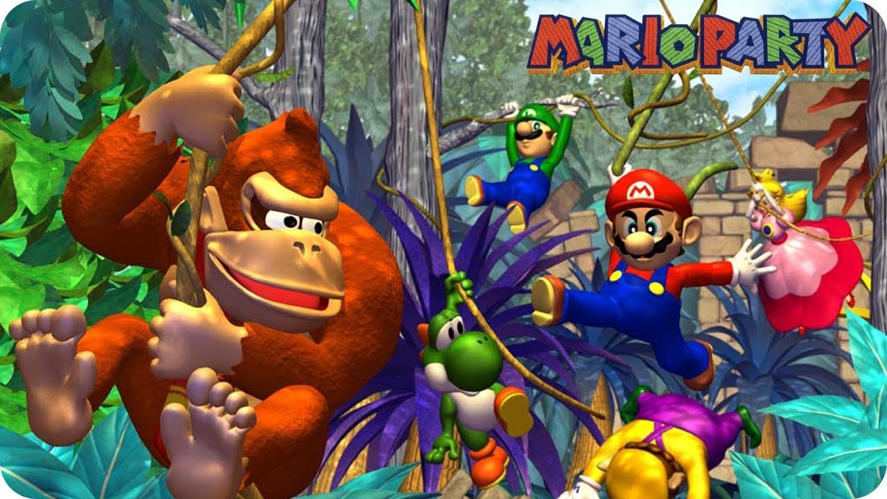 Mario Party Walkthrough HD - 6 DK's Jungle Adventure - YouTube