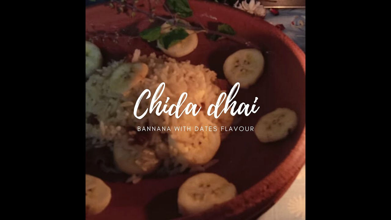 Chida Dahi | Banana with dates flavour - YouTube