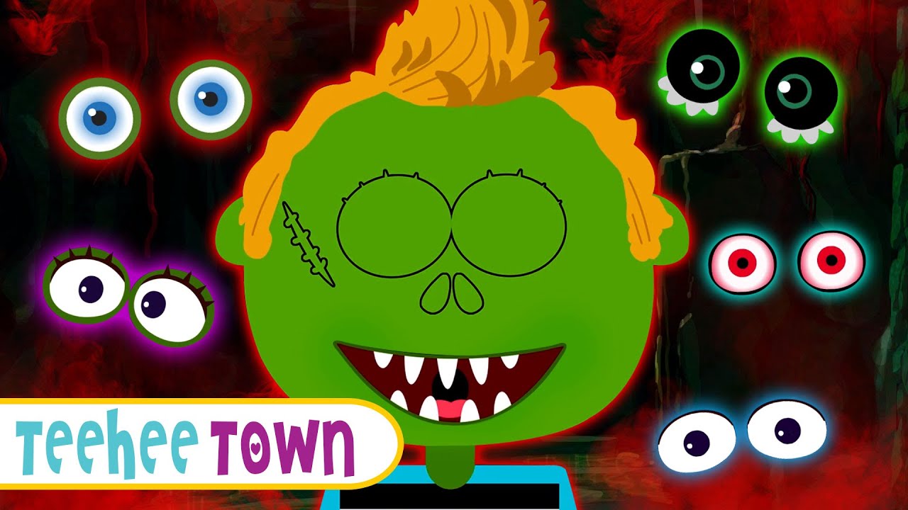 Len Turns Into A Zombie! | Spooky Finger Family Songs For Kids | Teehee ...