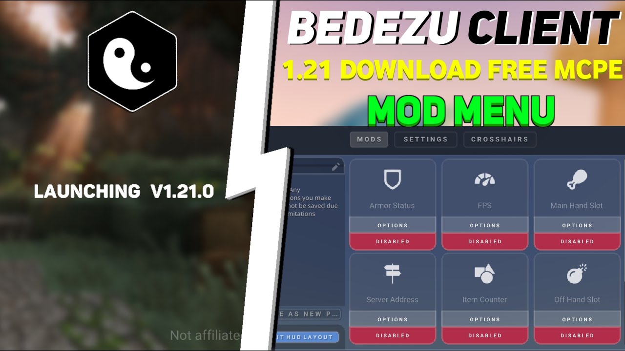 Minecraft Bedezu Client PE 1.21 | Mcpe BedezuClient same to Java In ...