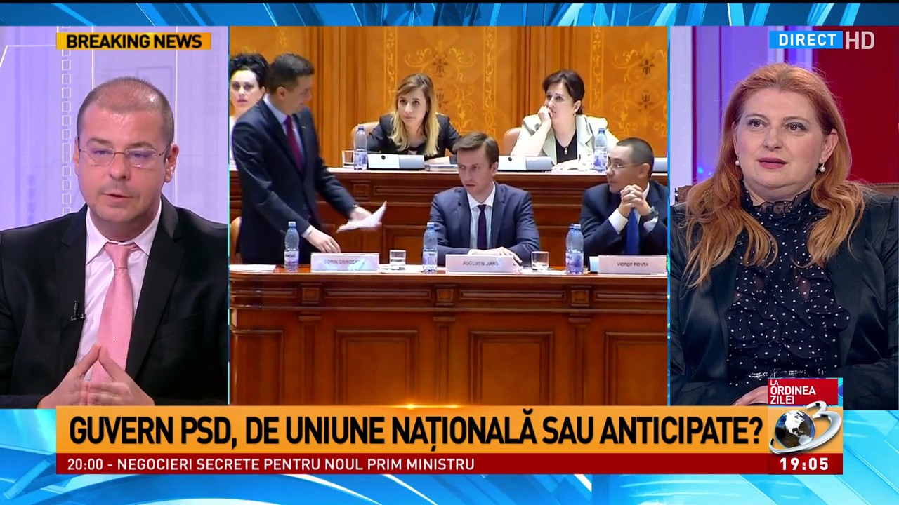 Ligia Popescu ”Moțiunea de cenzură a avut obiect strict persoana lui ...