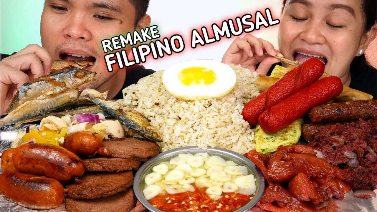INDOOR COOKING | FILIPINO ALMUSAL REMAKE | Filipino Food Mukbang ...