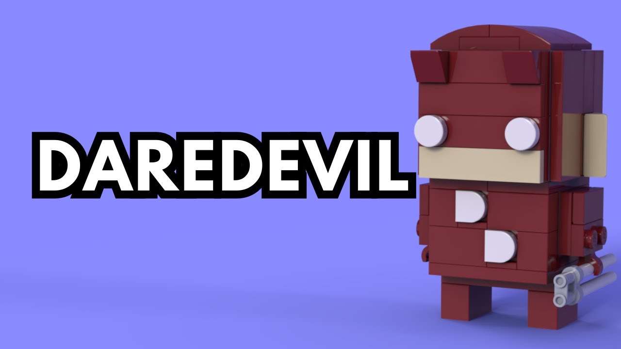 Daredevil | Custom Lego Brickheadz - YouTube