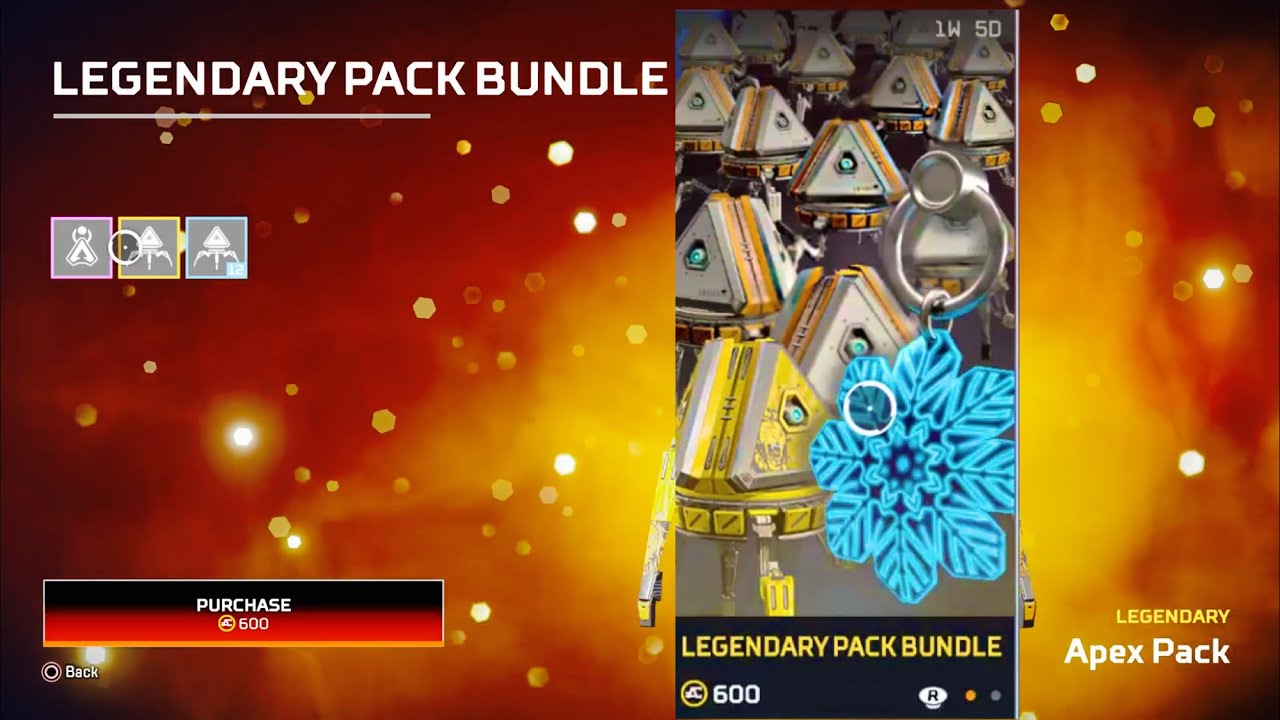 Apex Legends - Opening Legendary Pack Bundle, End Of Year Sale - YouTube