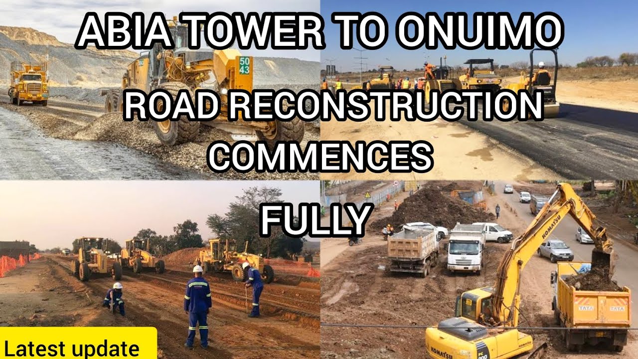 THE RECONSTRUCTION OF ABIA TOWER TO ONUIMO ROAD#abiastate#alexotti# ...
