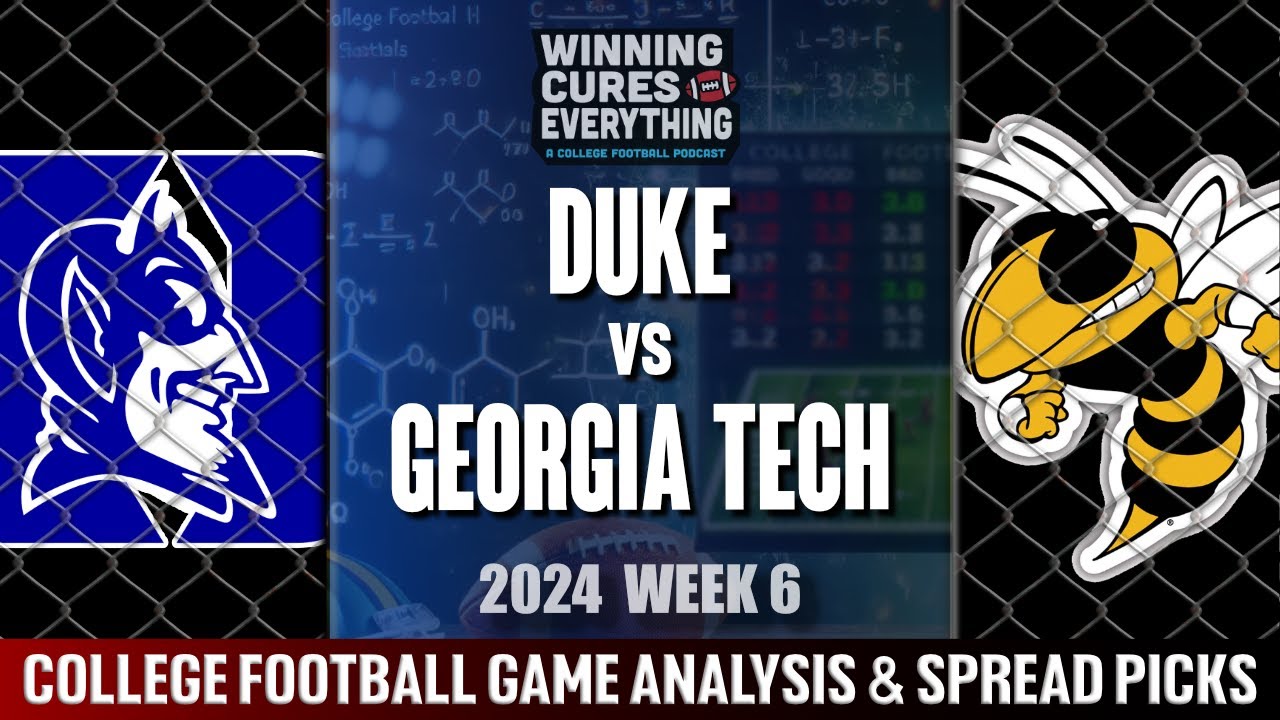 Duke vs Georgia Tech Picks & Prediction Against the Spread 2024 College ...