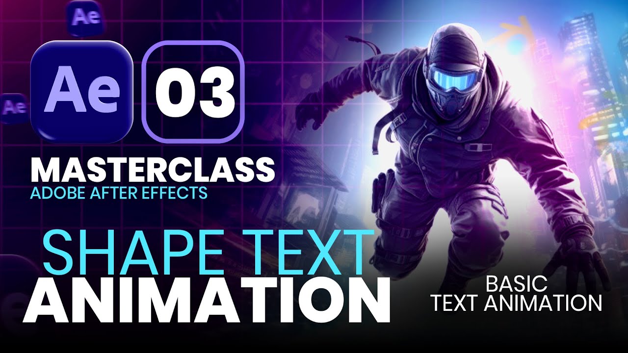 How to Convert Text to Shapes & Animate in After Effects | Masterclass ...