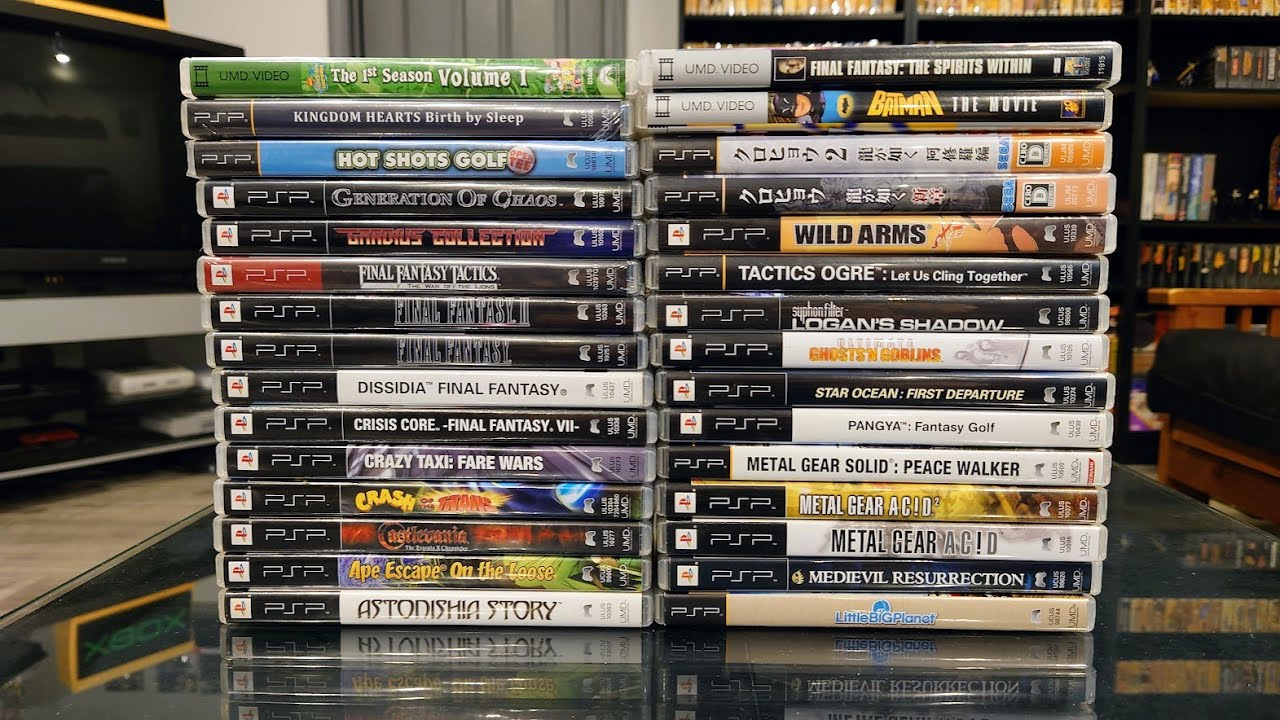 My Sony PSP Collection- I Need Recommendations! - YouTube