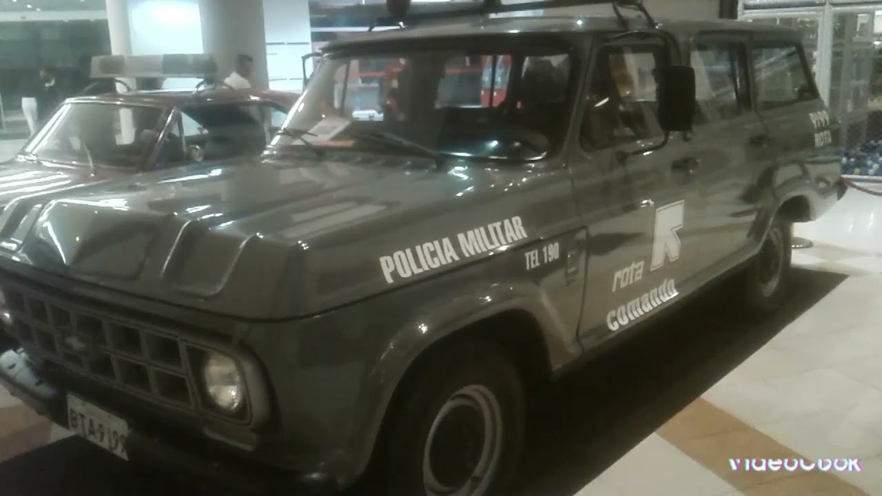 Veraneio 1988 Viatura de Policia da Rota de epoca em exposicao! - YouTube