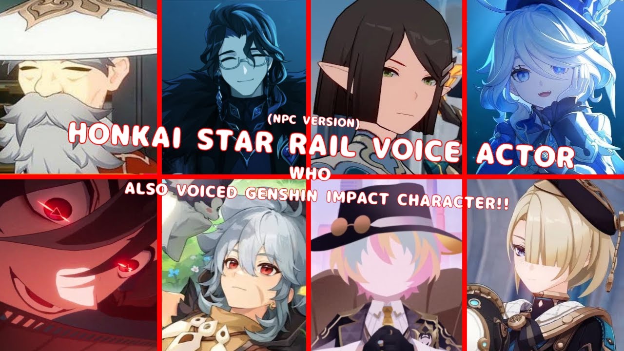 Every Honkai Star Rail (NPC) English Voice Actor Who Also Voiced ...