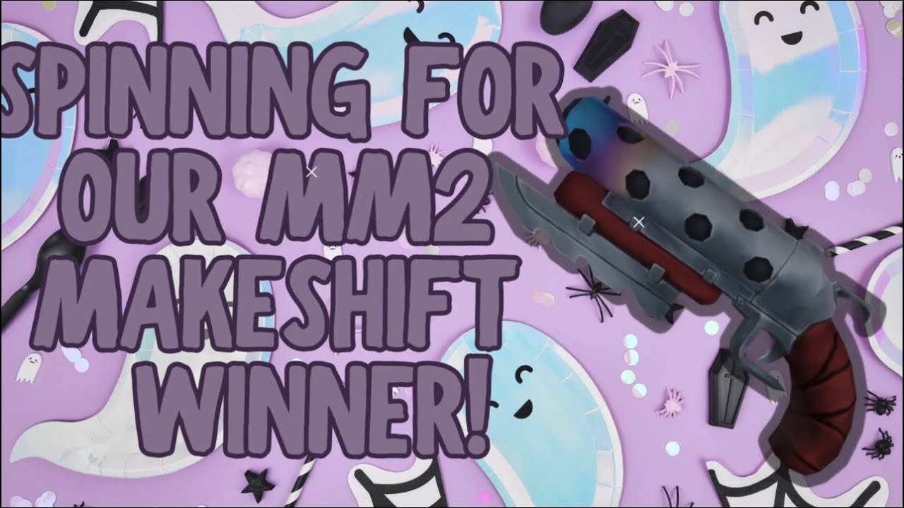 SPINNING FOR THE WINNER OF OUR MM2 MAKESHIFT 😱😱 - YouTube