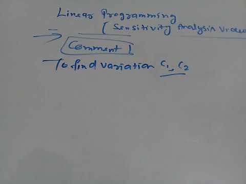 Linear programming (sensitivity analysis video 10) - YouTube