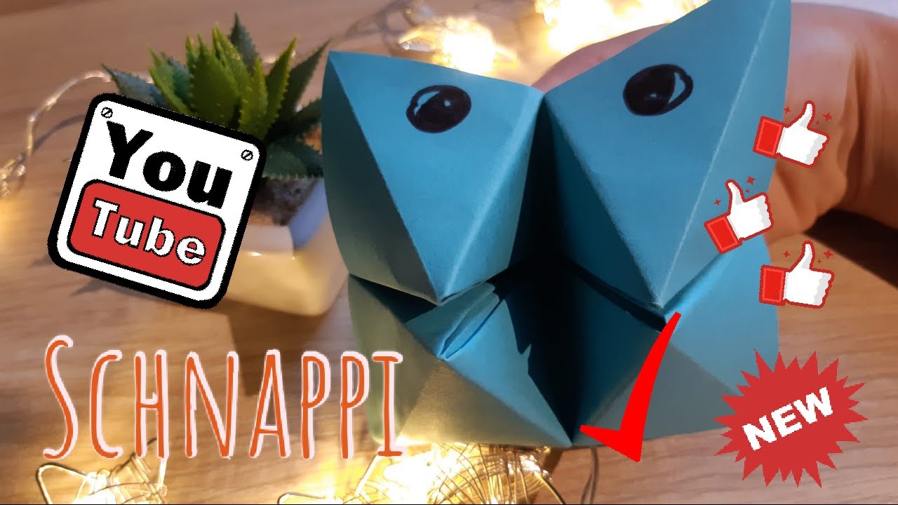 Schnappi basteln - YouTube